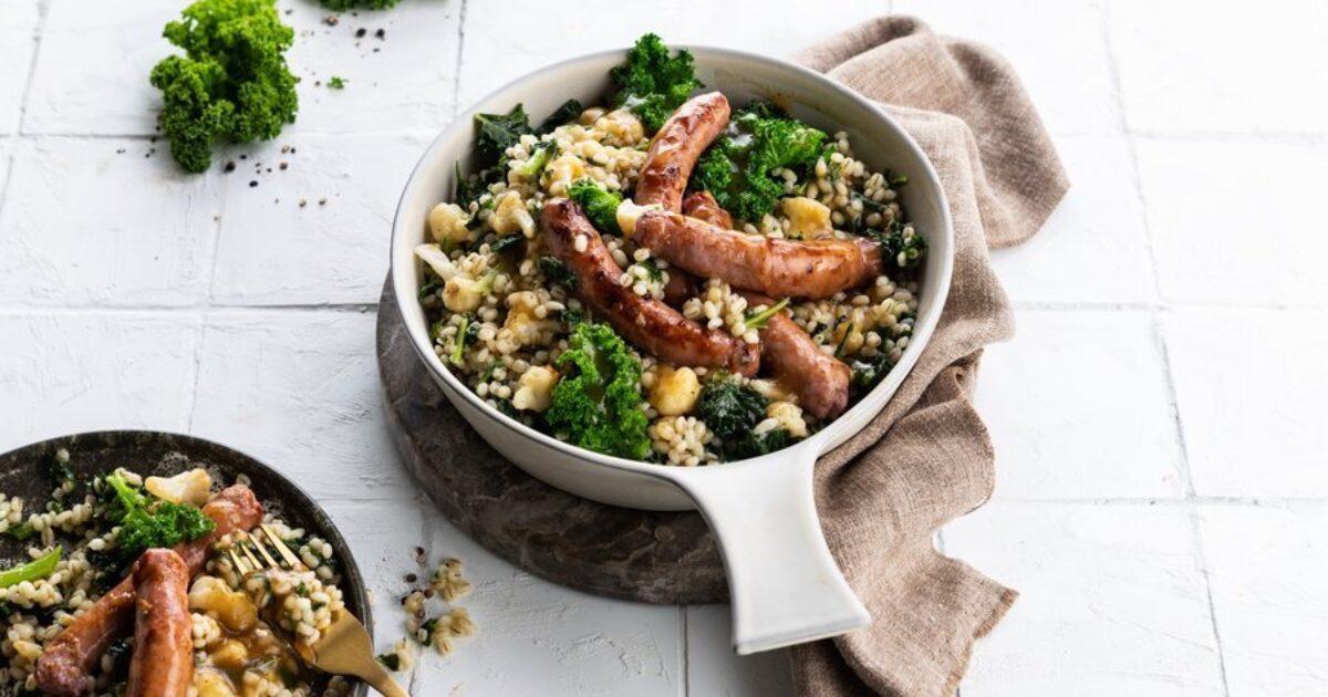 Stamppot van gerst, boerenkool en bloemkool - ChefsproVeggie