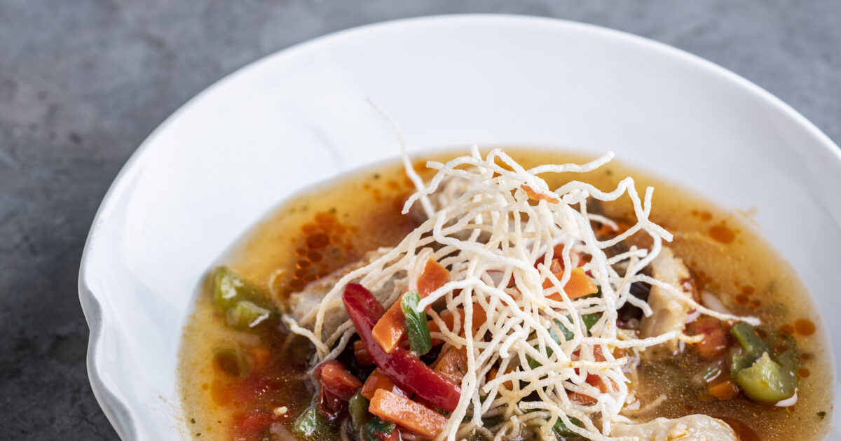 Oosterse 'kippen'soep - ChefsproVeggie